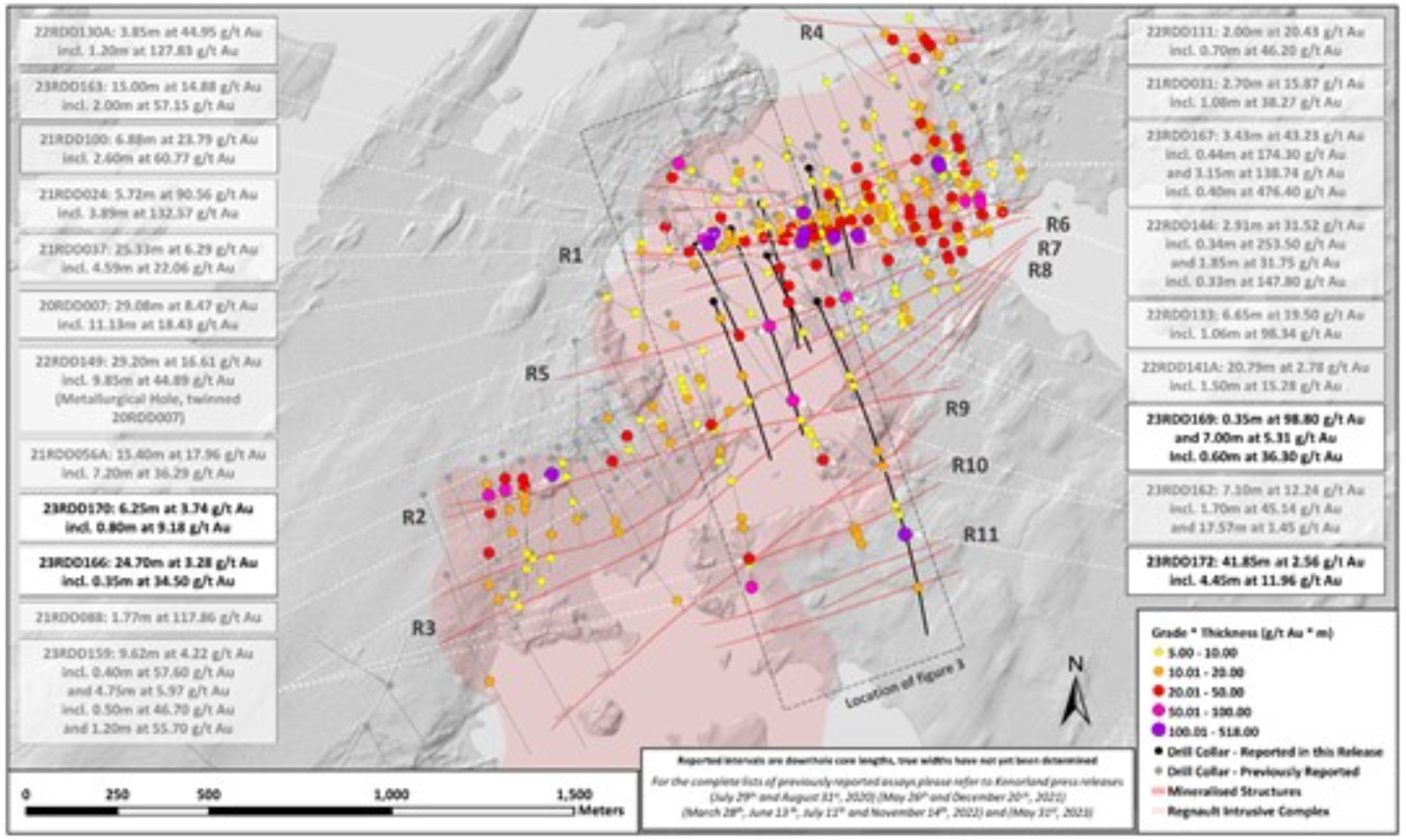 Kenorland Minerals Finds More Gold At Depth At Regnault Gold Project ...